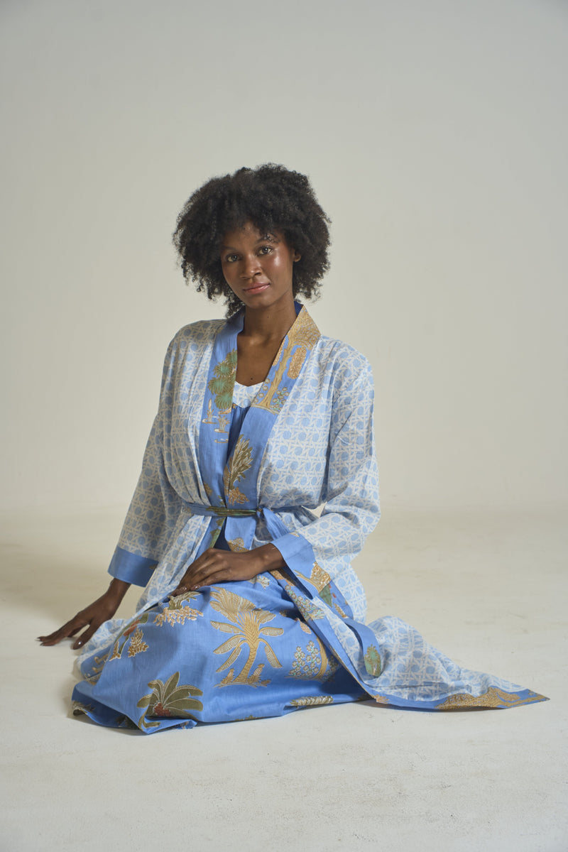 Buy Cotton Robe Kina Pop Print | Cotton Robe - Vintage by Naudic